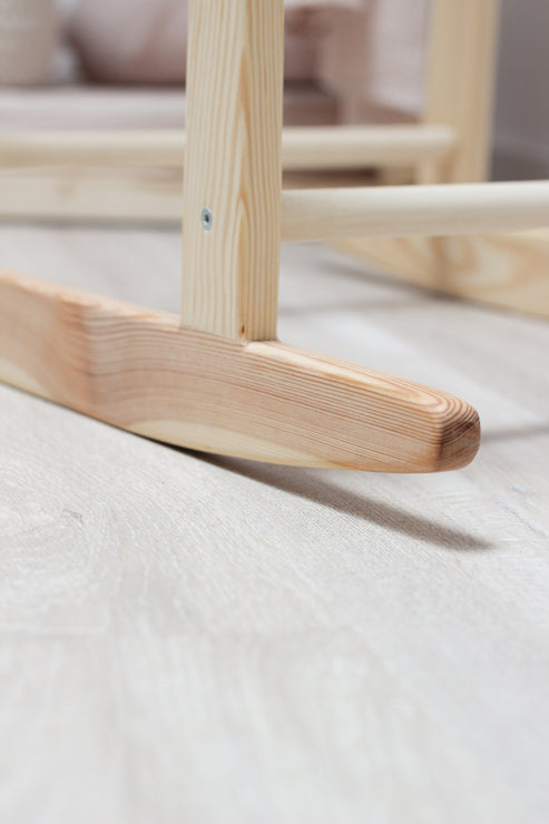 WOODEN ROCKING STAND WITH ARCS – Juli Joli Home